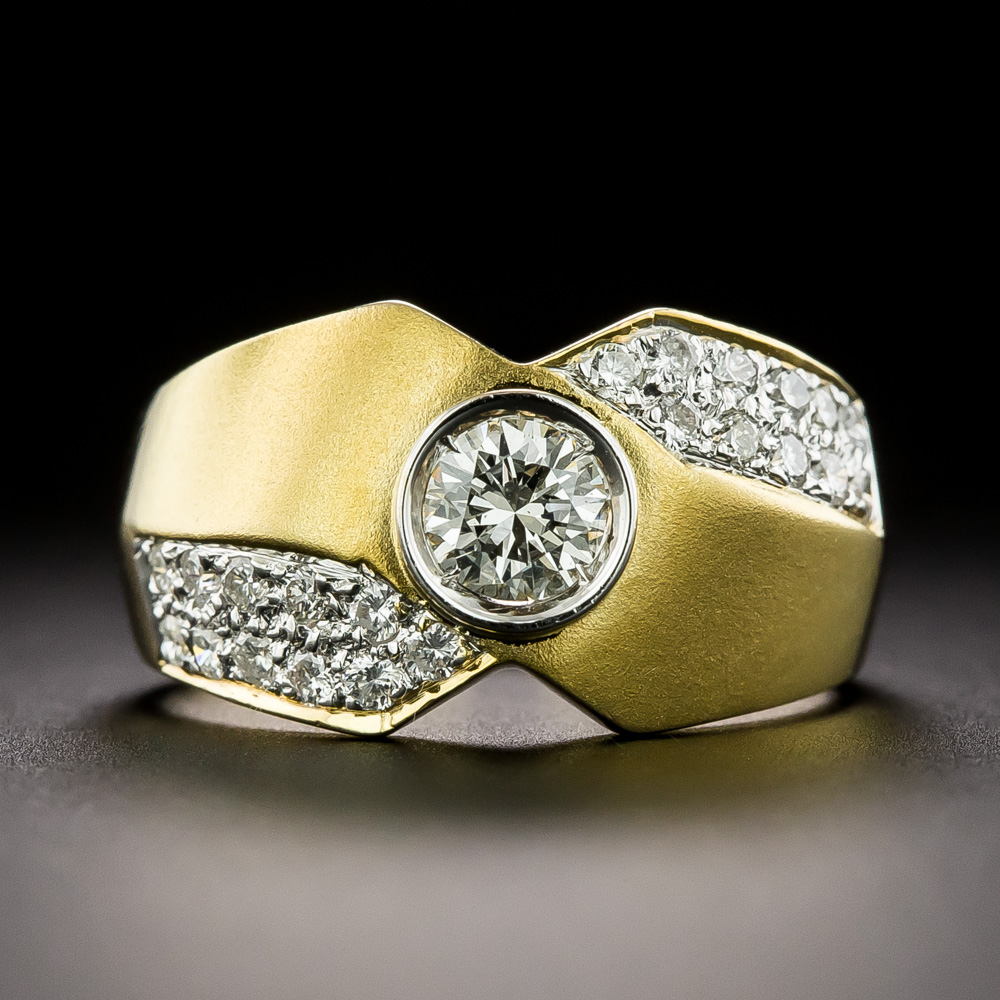 Estate Diamond Wrap Band Ring