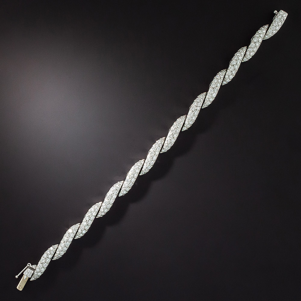 Estate Pavé Diamond Bracelet