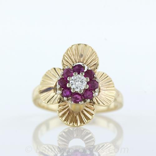Estate Ruby Ring