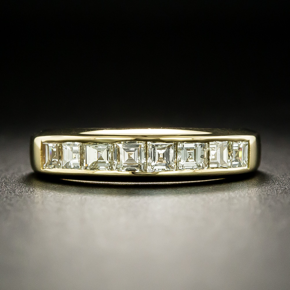 Estate Square-Cut Diamond Band