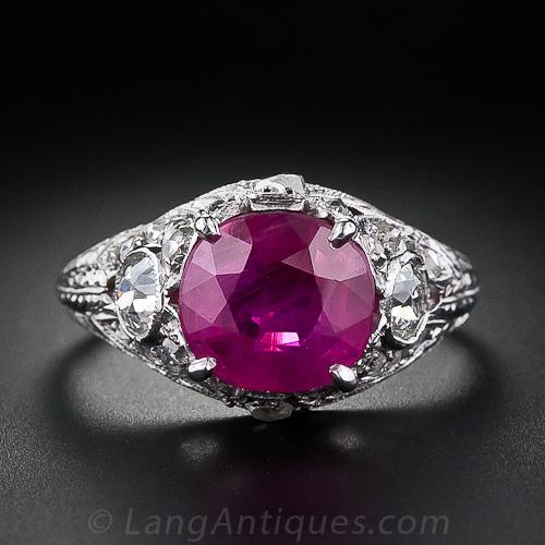 Fine Edwardian Ruby Ring