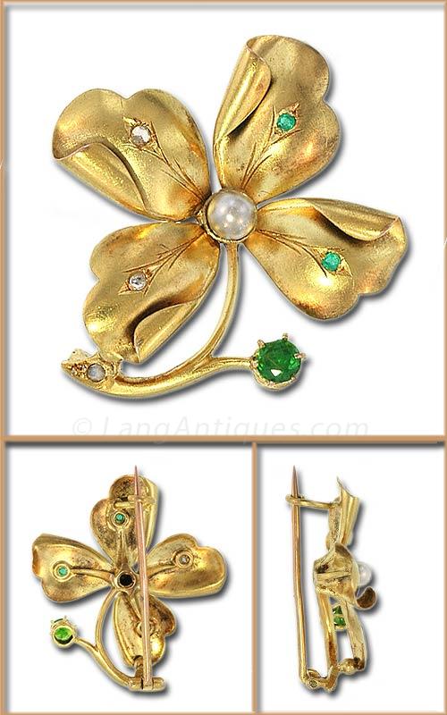 Four Leaf Clover Pin