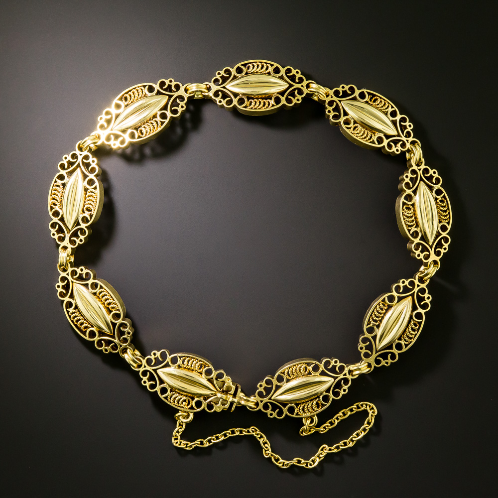 French Antique 18K Bracelet, c.1837-1848
