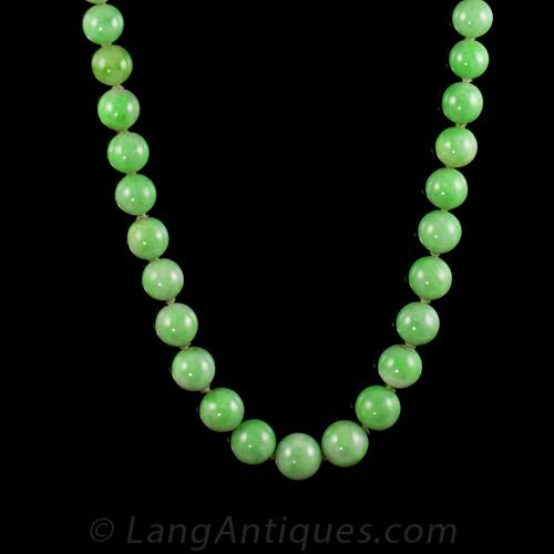 Jadeite Bead Necklace