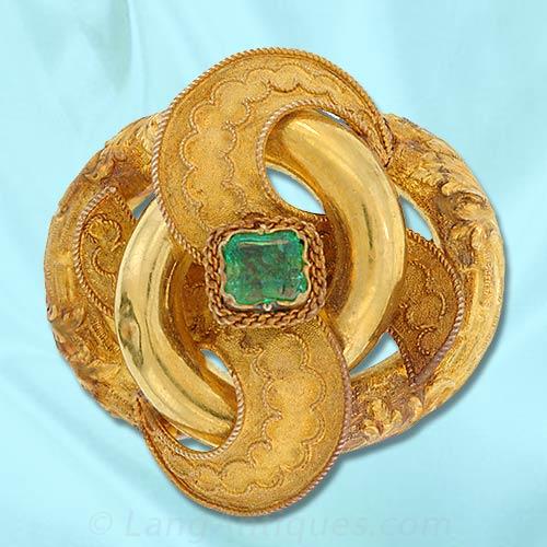 Knot Motif Victorian Pin