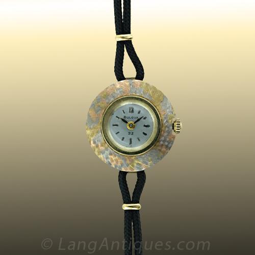 Ladies Bulova Tricolor Gold Watch