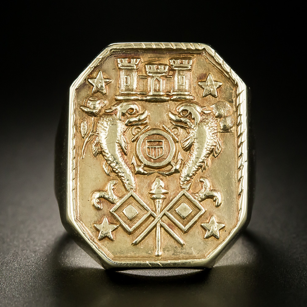 Large Family Crest Ring