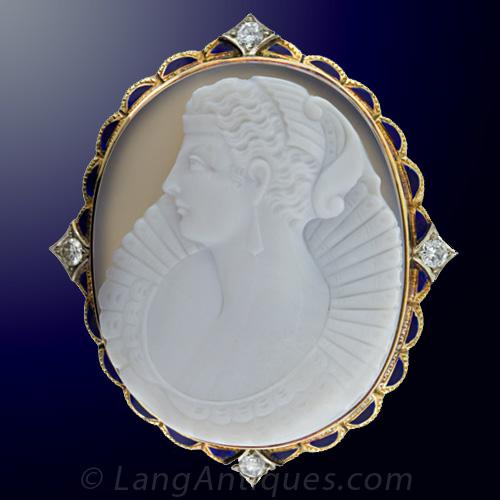Large Hardstone Cameo