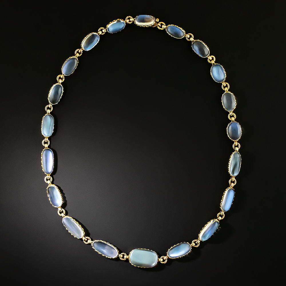 Late Victorian Moonstone Necklace