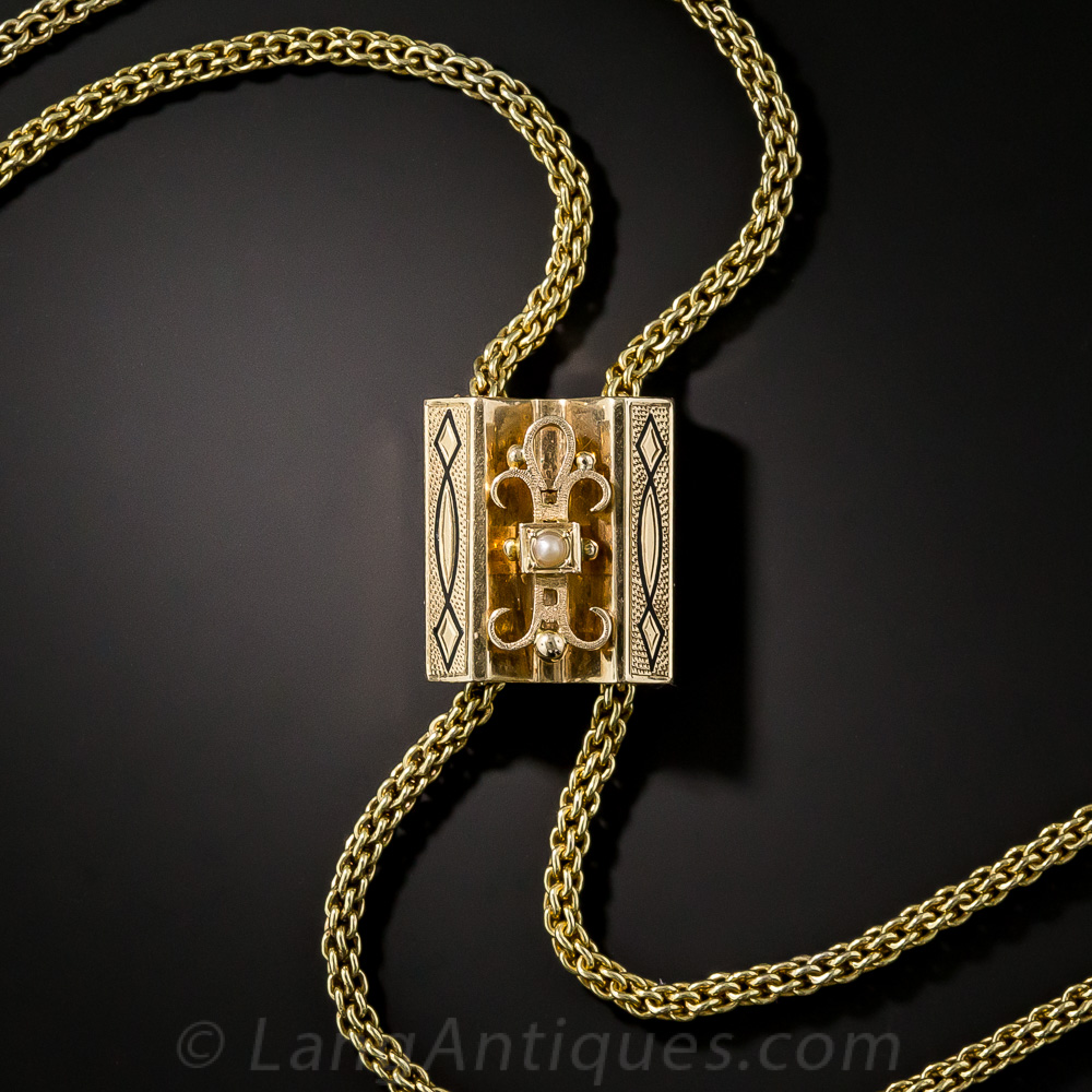 Long Victorian Slide Chain