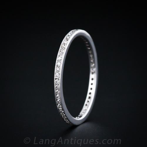 Micro Bead-Set Diamond Band