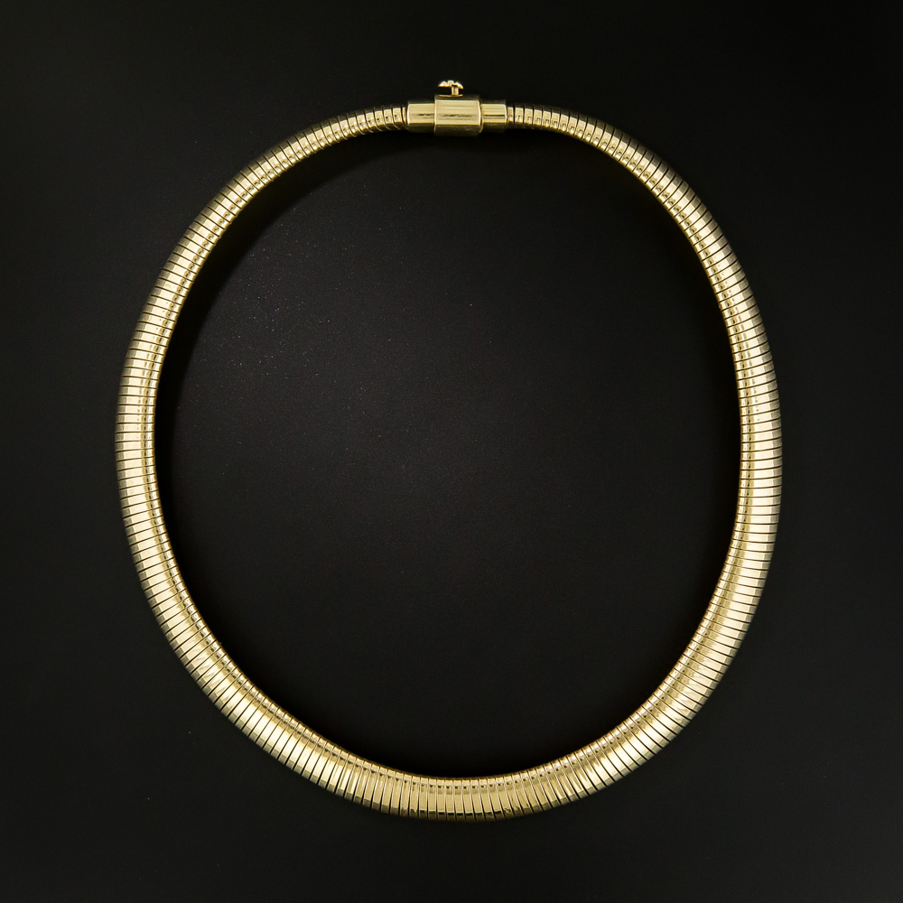 Mid-Century Gas Pipe Necklace by Forstner