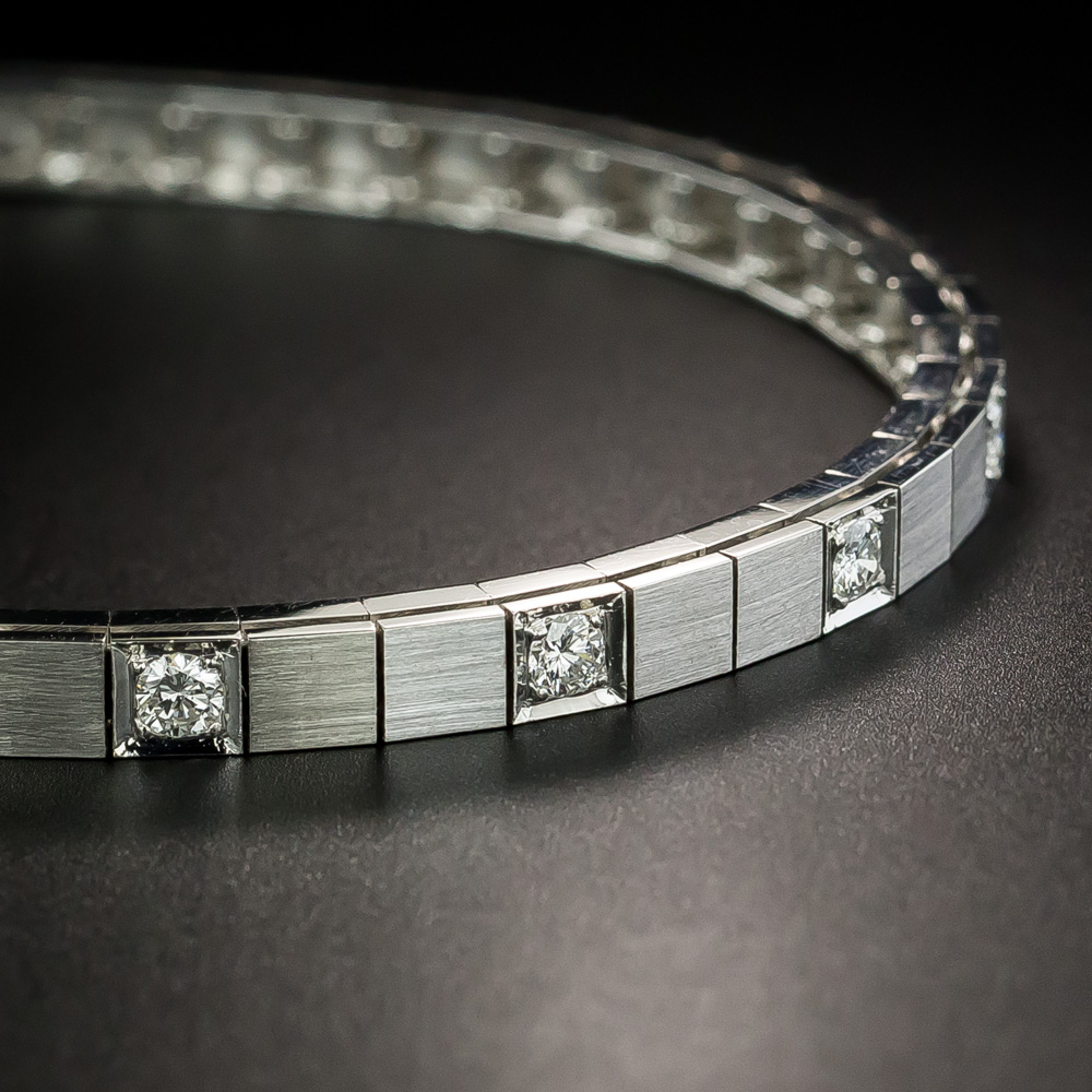 Modern Diamond Line Bracelet