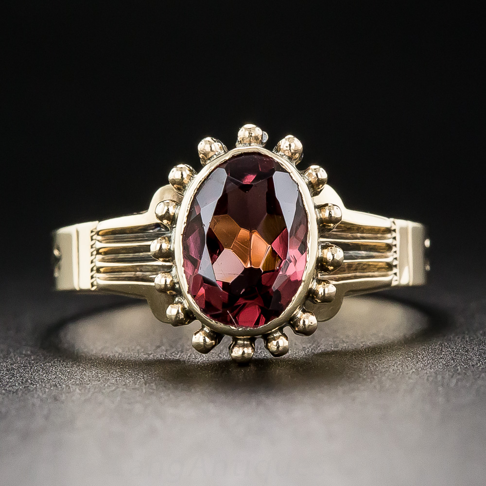 Petite Antique Garnet Ring
