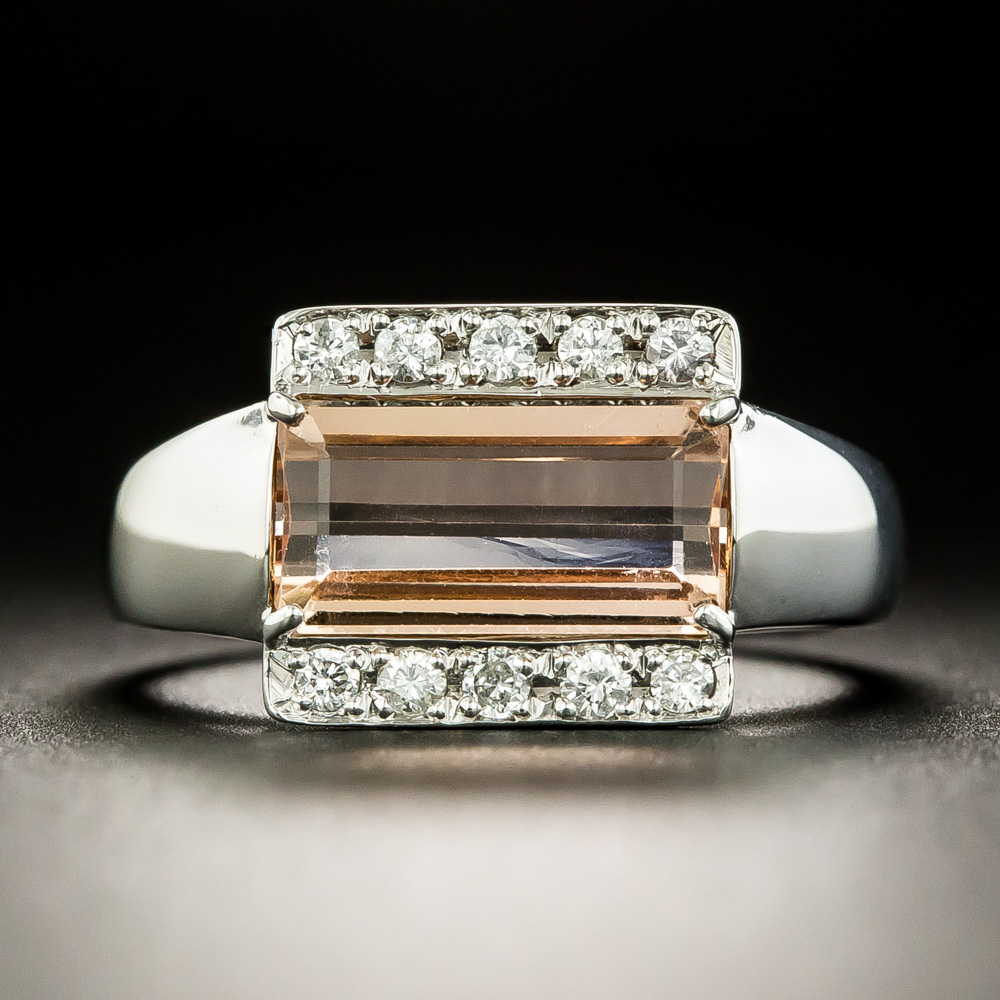 Precious Topaz and Diamond Ring