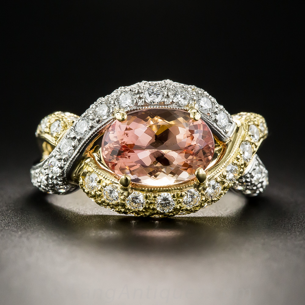 Precious Topaz and Diamond Ring