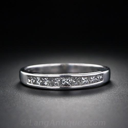 Princess Cut Diamond Band