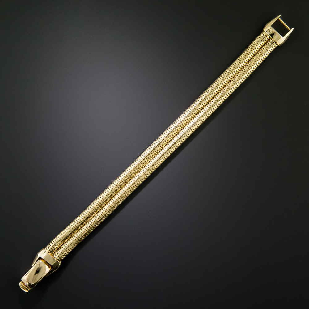 Retro Double Gas Pipe Bracelet by Forstner