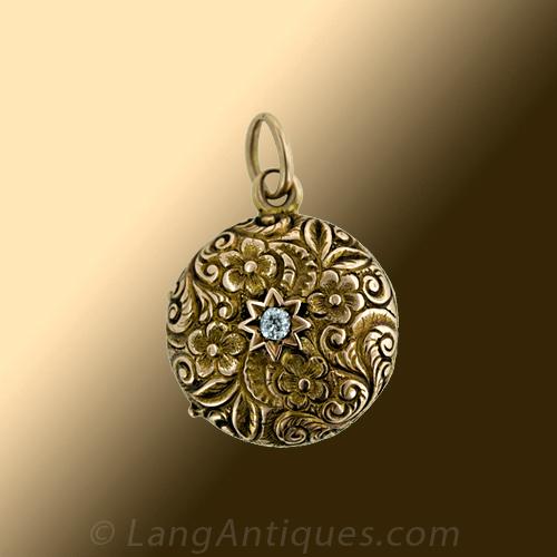 Small Late Victorian Diamond Locket