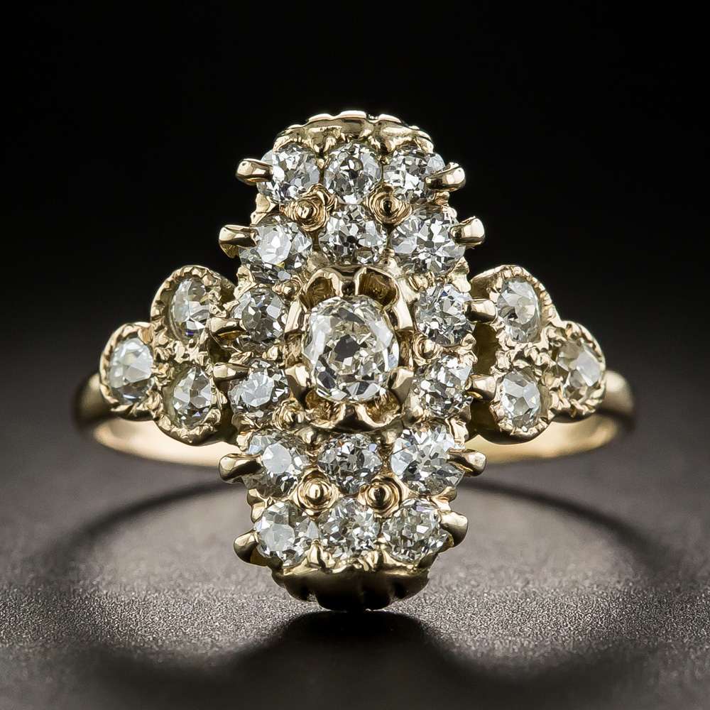 Small Victorian Diamond Dinner Ring