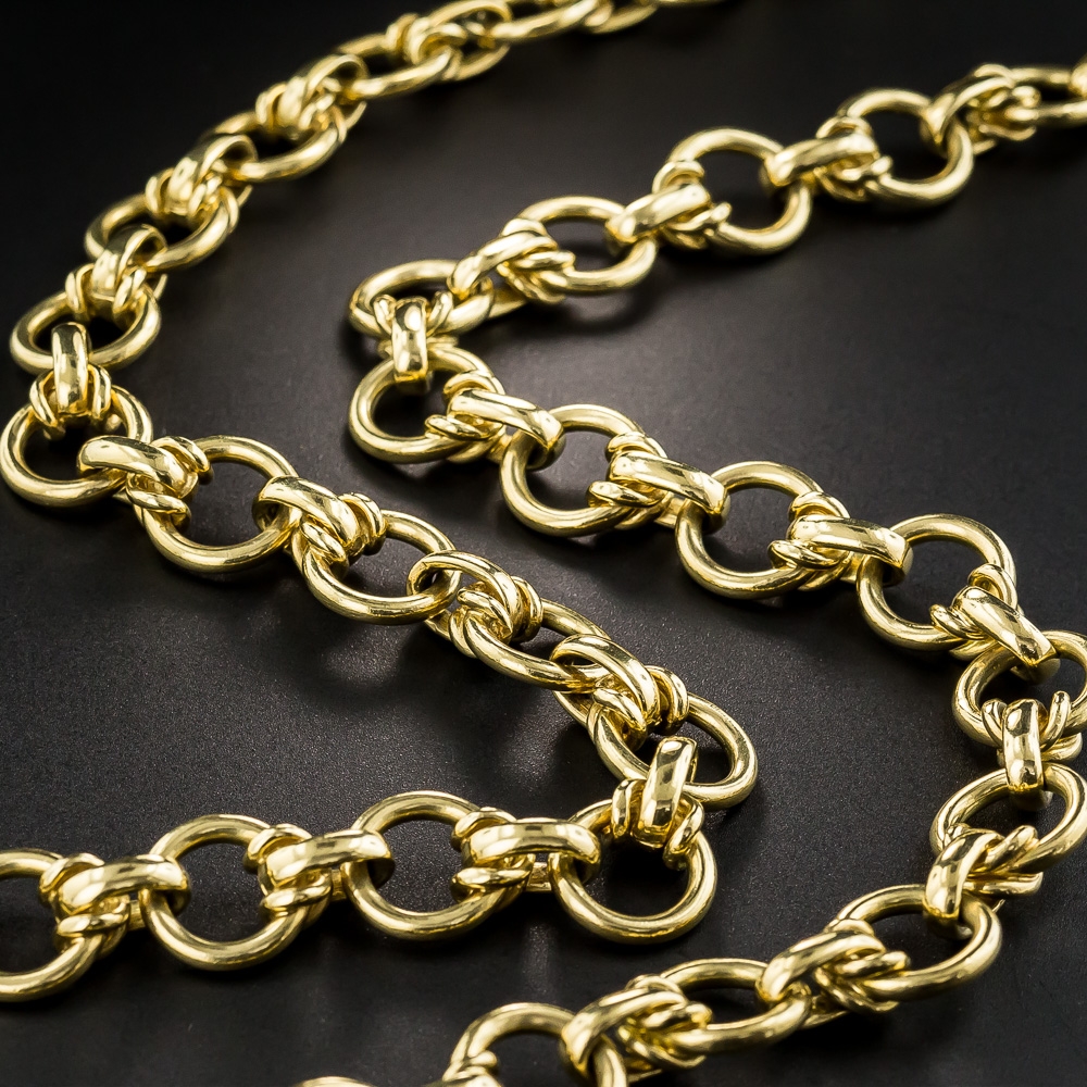 Tiffany & Co. Long Fancy Link Chain