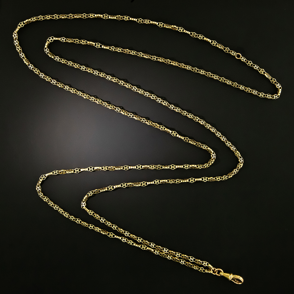 Victorian 50-Inch Novelty Link Chain