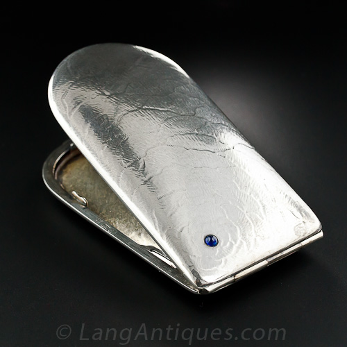 Victorian 800 Silver Cigarette Case