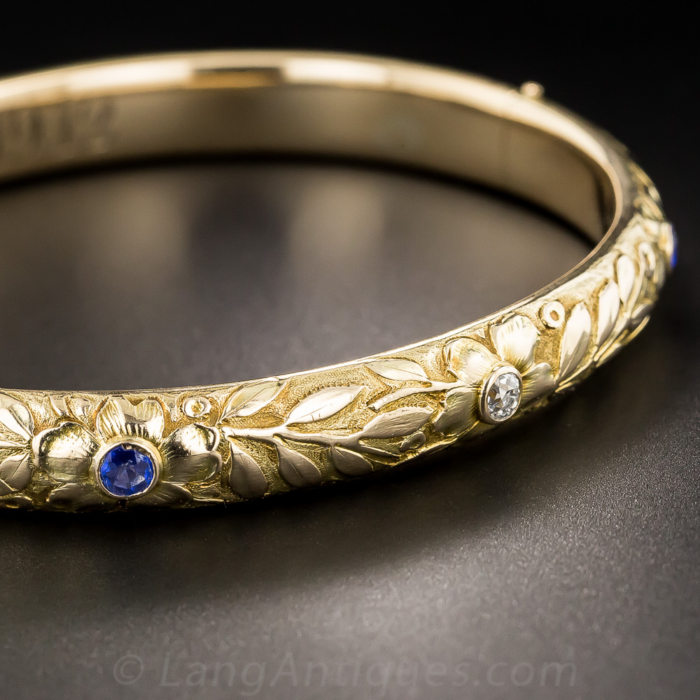 Victorian Bangle with Diamond