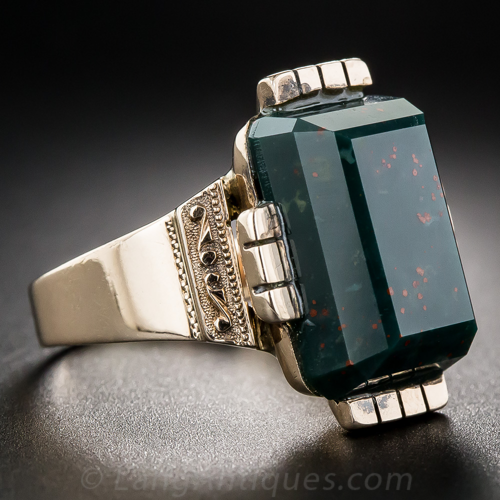 Victorian Bloodstone Ring