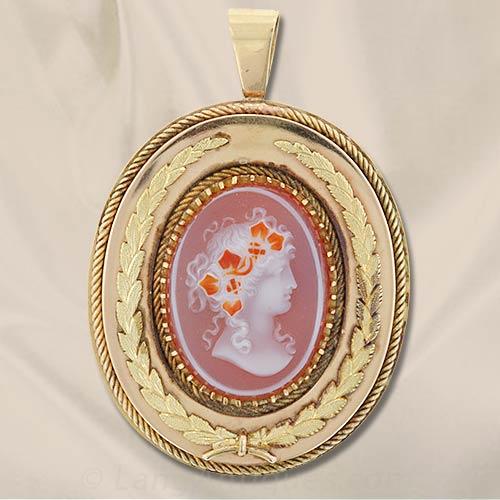 Victorian Cameo Pendant