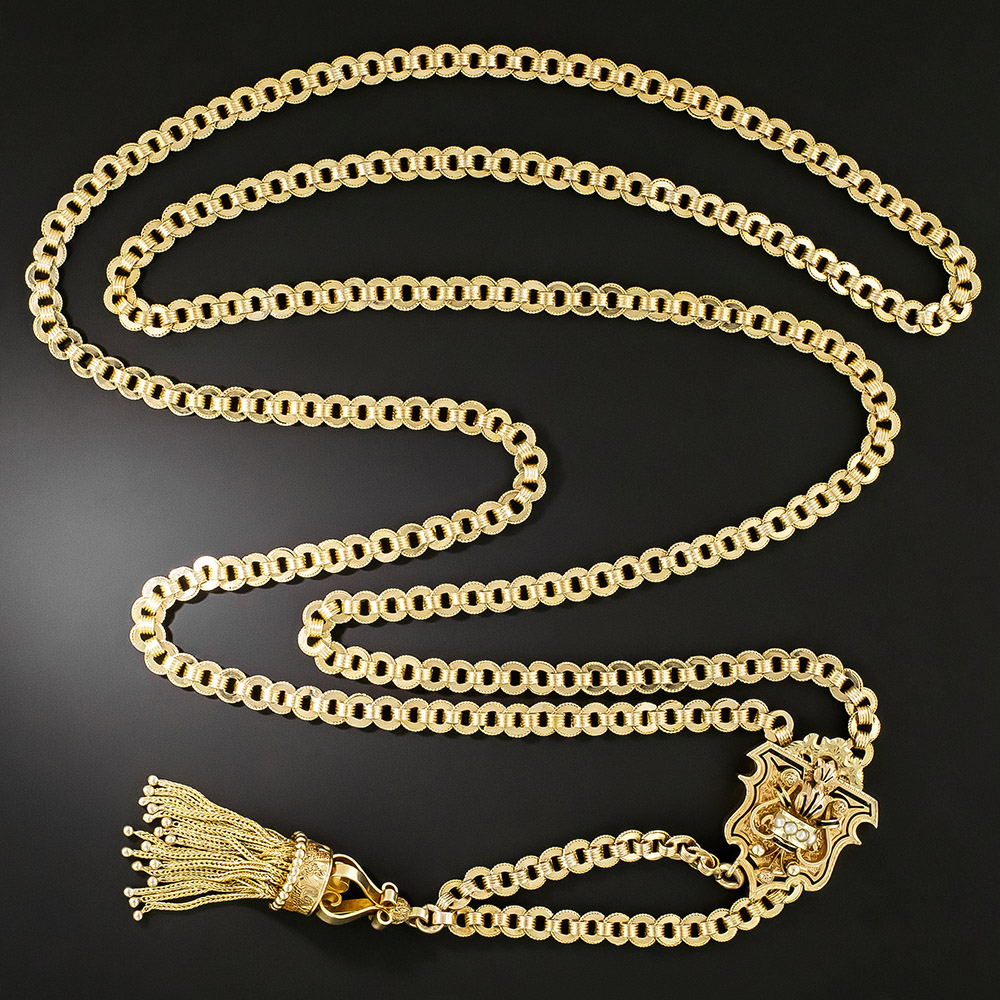 Victorian Chain with Slide and Tassel