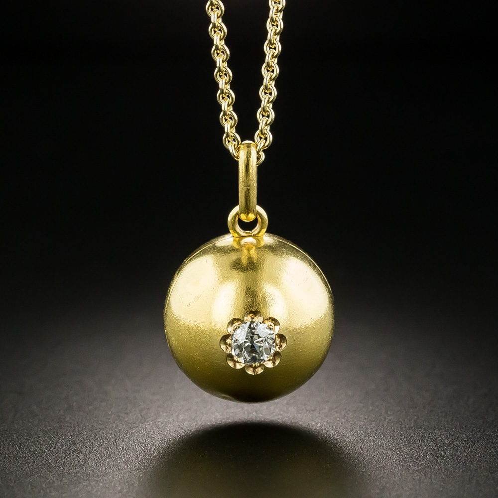 Victorian Diamond Ball Locket