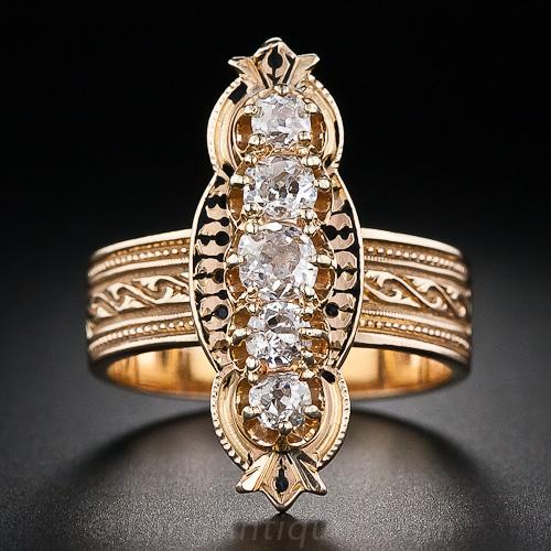 Victorian Diamond Dinner Ring