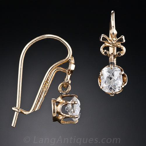 Victorian Diamond Ear Drops