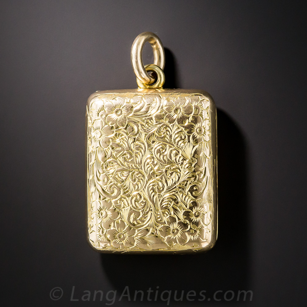 Victorian Engraved Locket