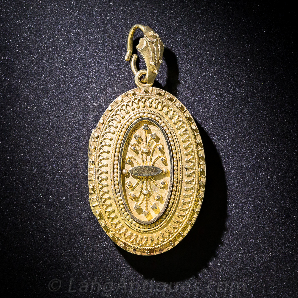Victorian Etruscan Revival Locket