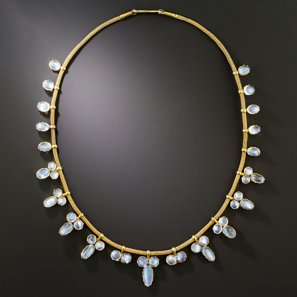 Victorian Moonstone Choker