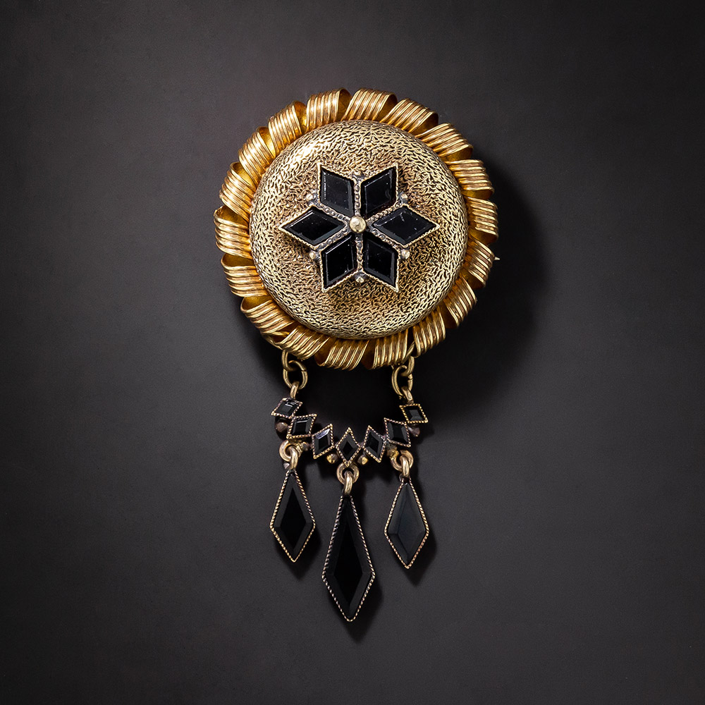 Victorian Mourning Brooch