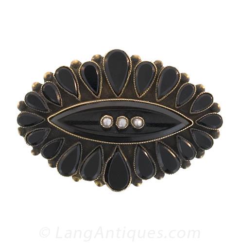 Victorian Mourning Pin