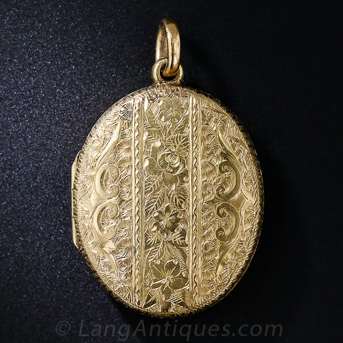 Victorian Oval Gold Locket