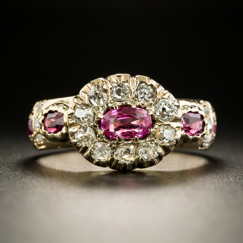 Victorian Ruby and Diamond Ring, c.1880