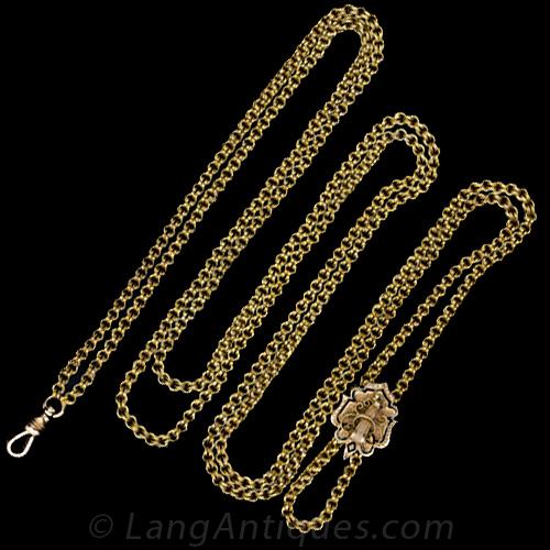 Victorian Slide and Long Chain