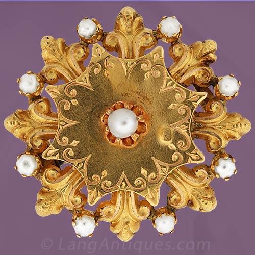 Victorian Snowflake Pin