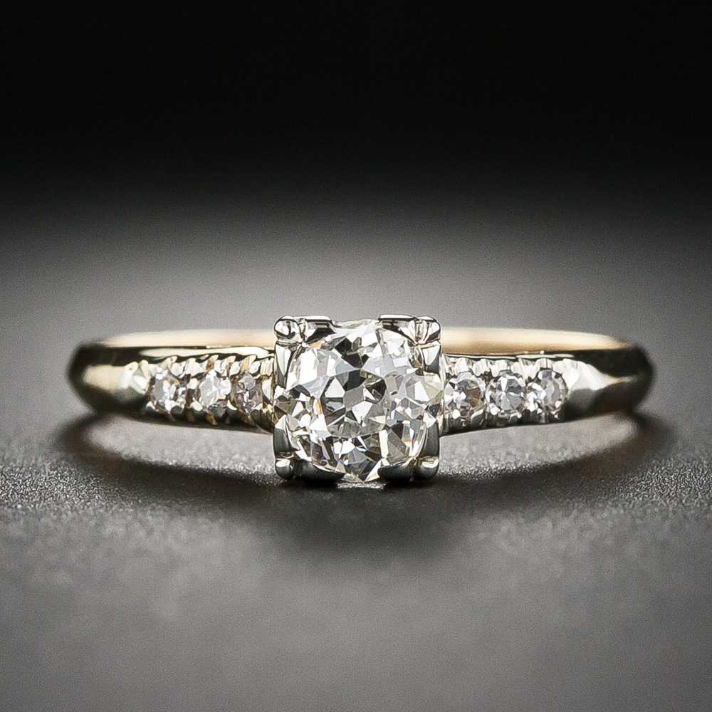 Vintage .50 Carat Diamond Engagement Ring