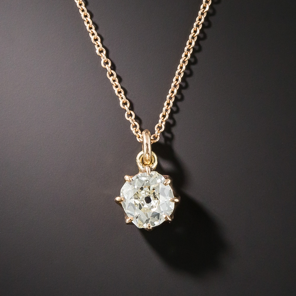 Vintage .57 Diamond Drop