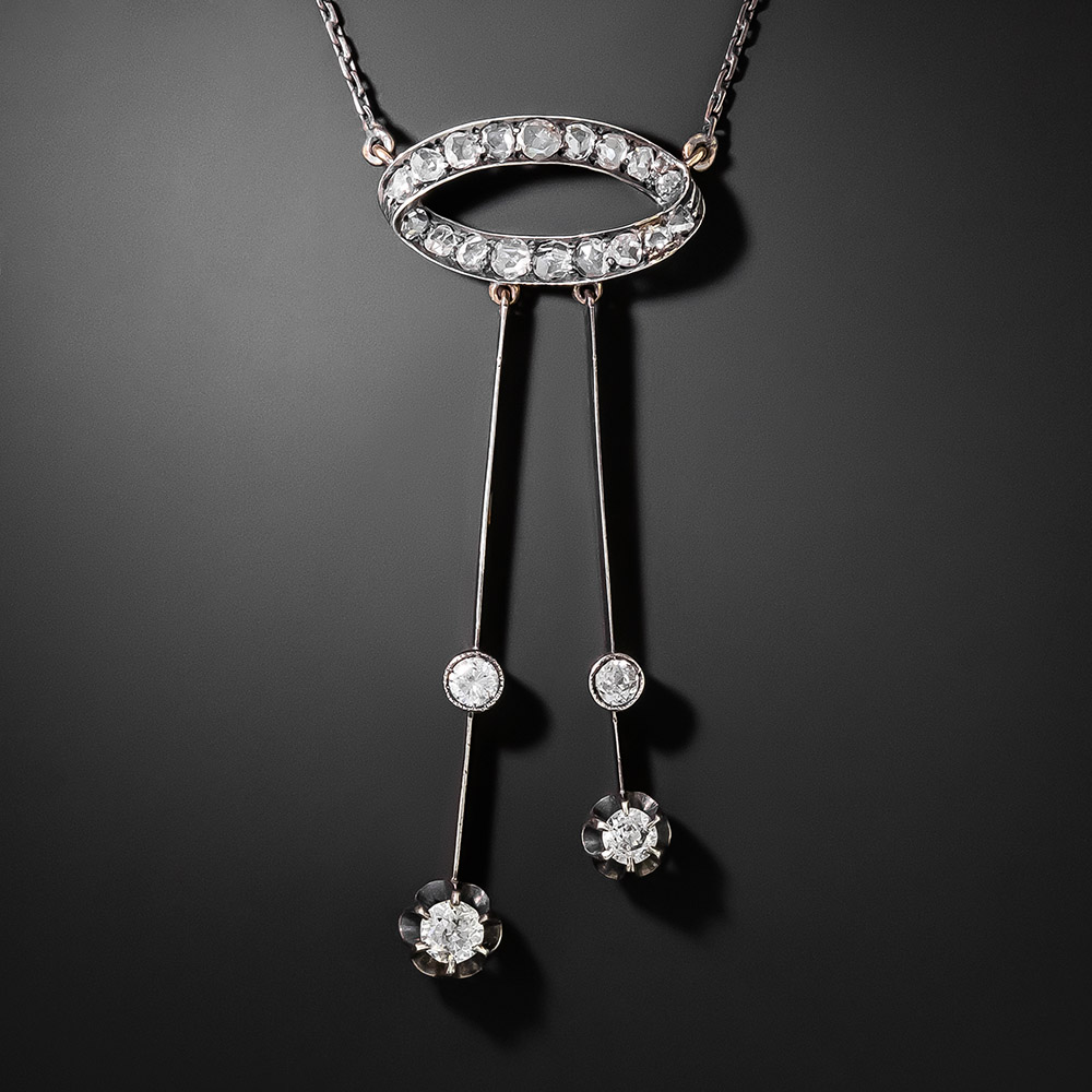 Vintage Negligee Diamond Necklace, Circa 1927