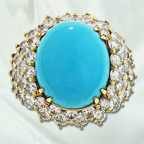 Vintage Turquoise Ring